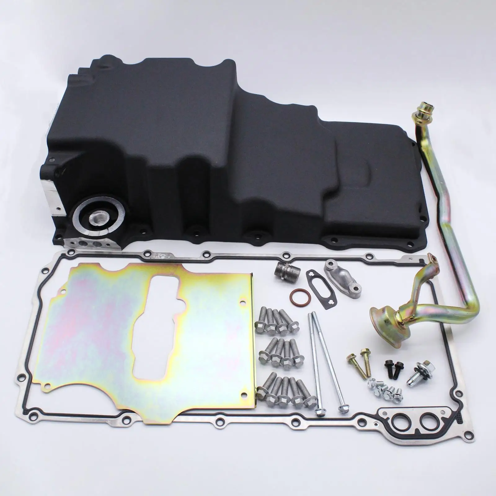 Swap Low Profile Oil Pan Set Cast Aluminum Replacement for LS1 LS2 LS3 ...