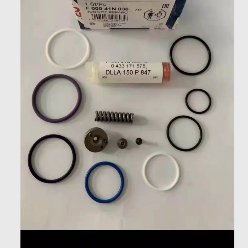 F00041N036 Gasket Set 100% Original Overhaul Kit F 000 41N 036 with Nozzle DLLA150P847 for EUI