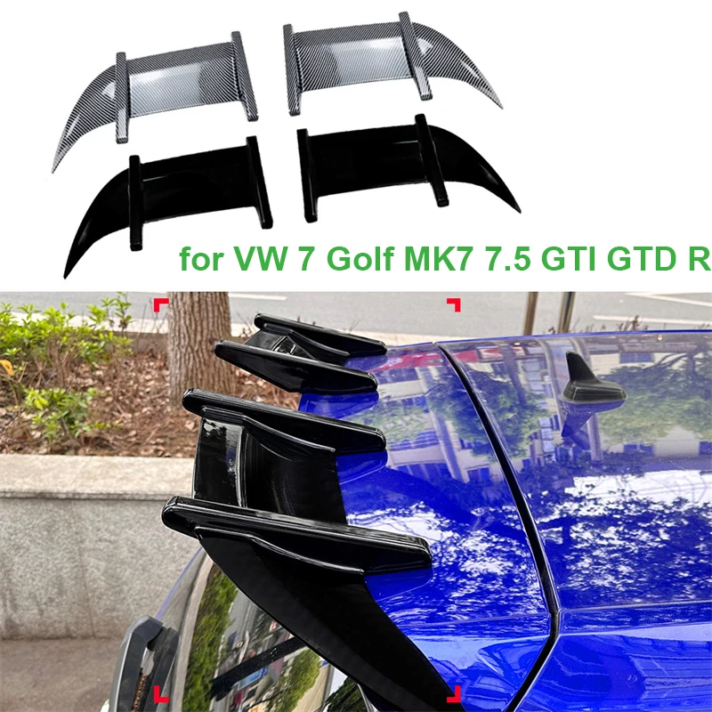 Glossy-Tail-Tailgate-Splitter-Spoilers-Lips-for-VW-7-Golf-MK7-7-5-GTI ...