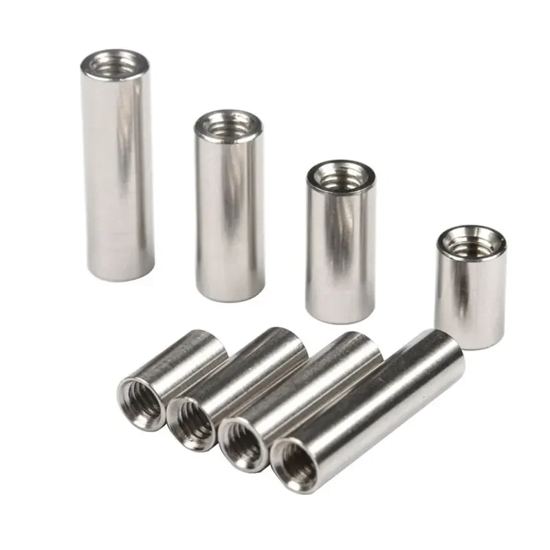 10pcs-Stainless-Steel-Threaded-Sleeves-Screw-Tube-5mm-6mm-Diameter-9-13 ...
