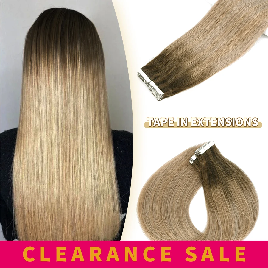 Cinta-de-liquidaci-n-en-extensiones-de-cabello-100-Natural-trama-de ...