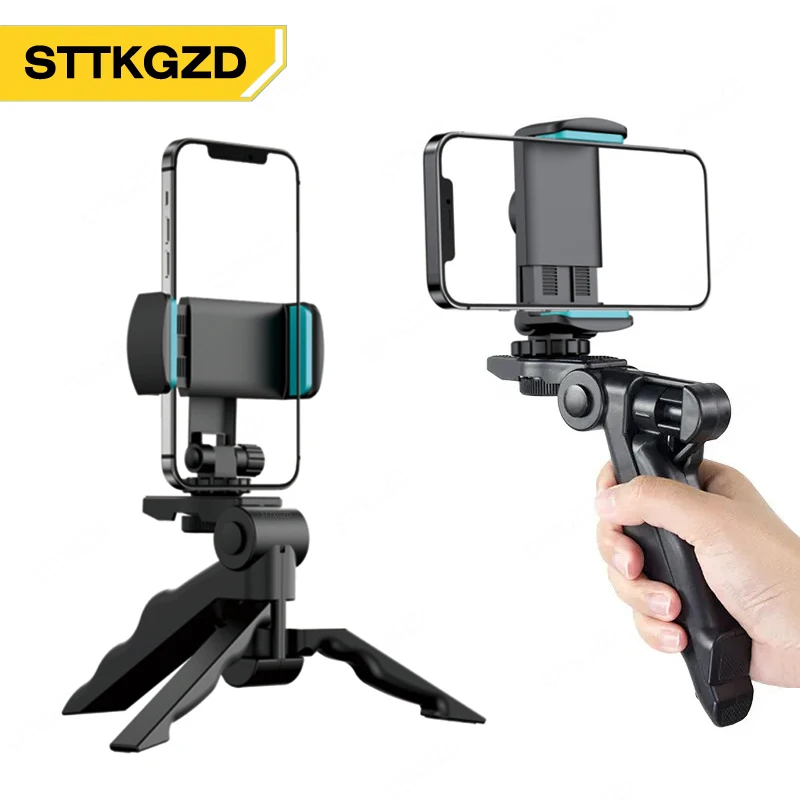 Phone-Holder-Portable-Tripod-Foldable-Desktop-Mobile-Phone-Stand ...