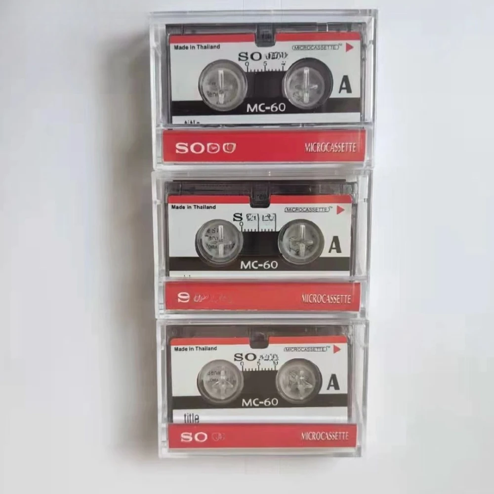3PCS-Mini-Interview-Tape-MC-60-Minute-Mini-Recording-Tape-Interview ...