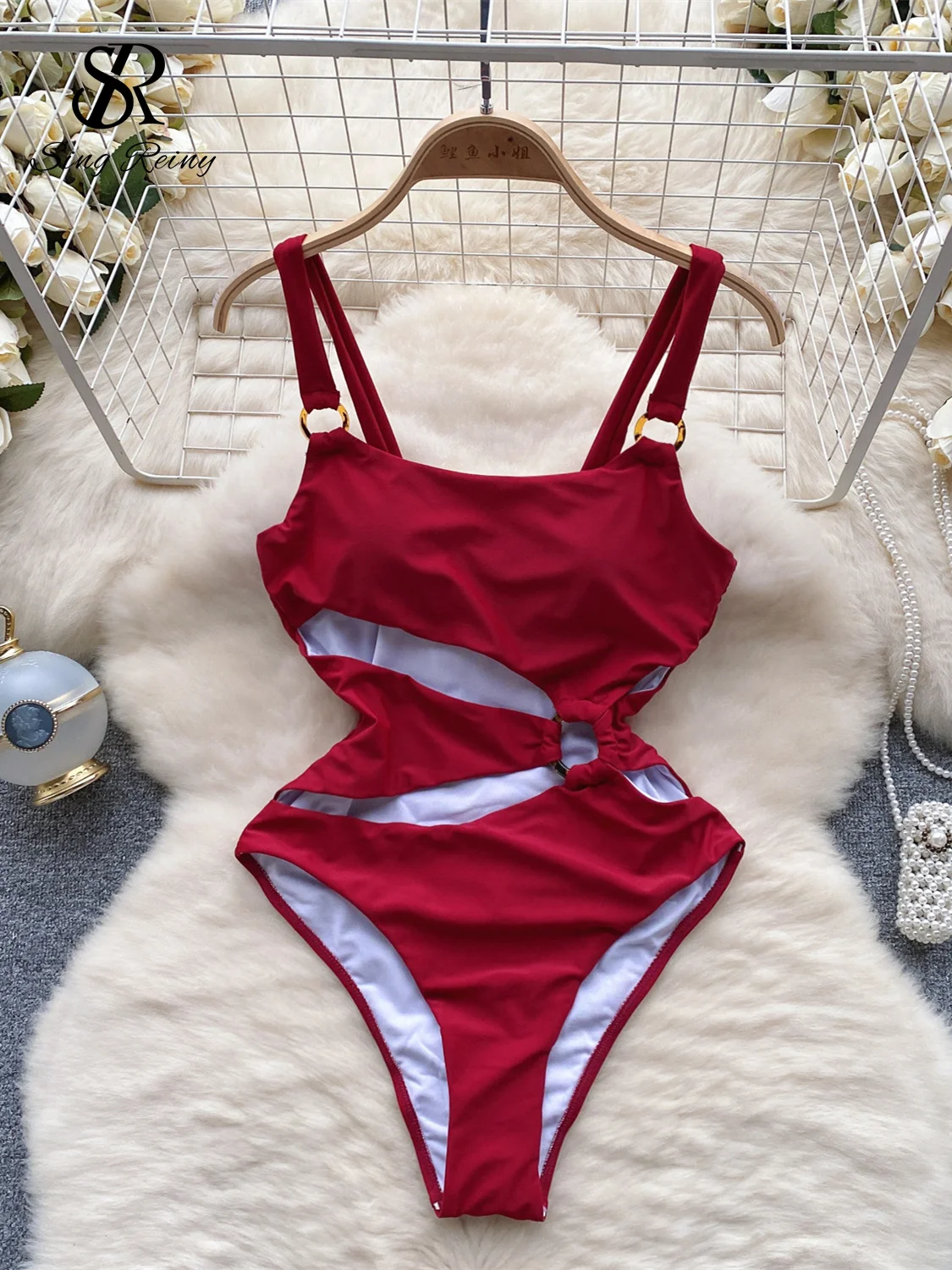 SINGREINY-ba-adores-sexis-para-mujer-traje-de-ba-o-Sexy-con-tirantes-s ...