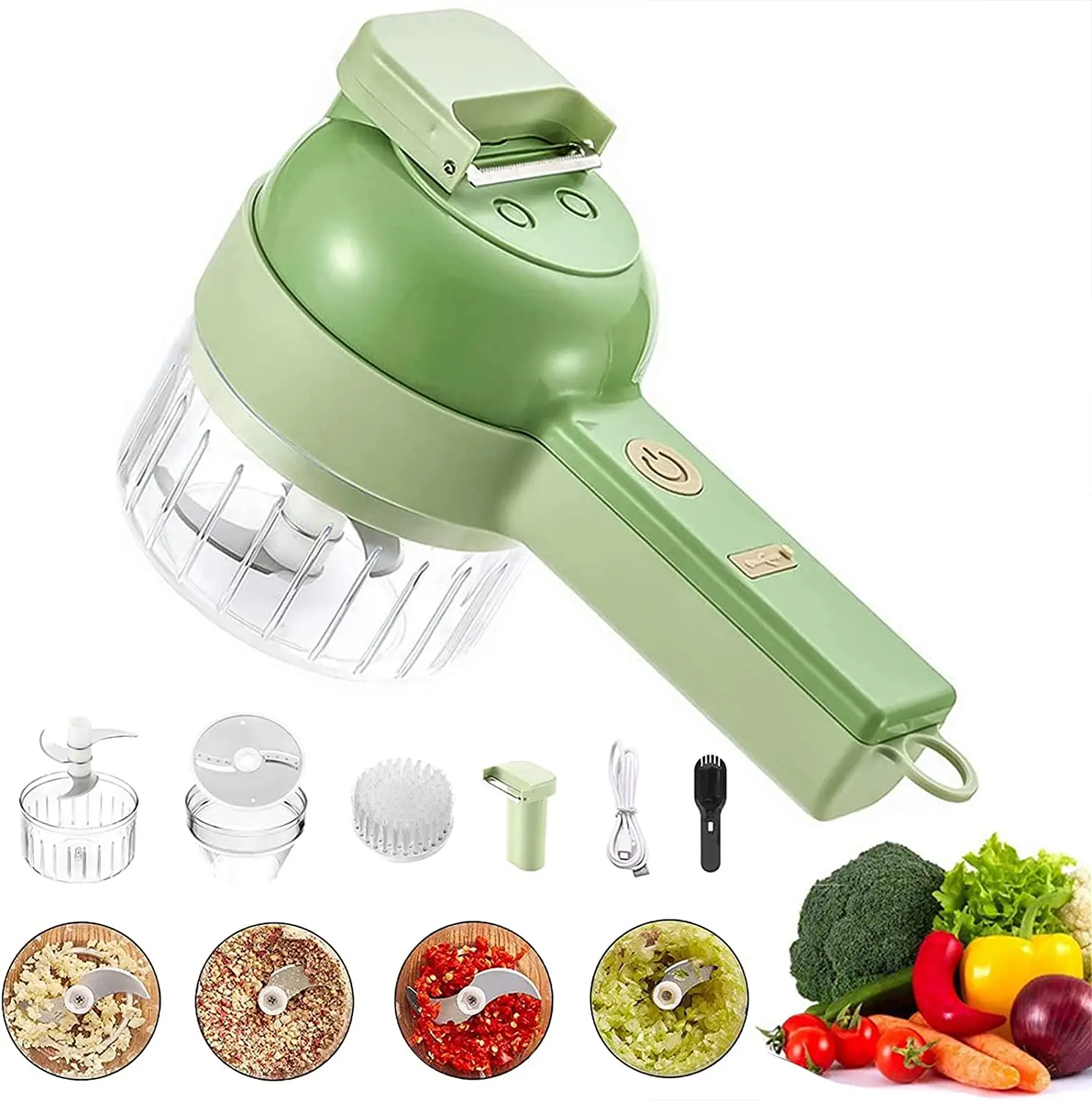 4-In-1-Handheld-Electric-Vegetable-Cutter-Multifunctional-Hand-Held ...
