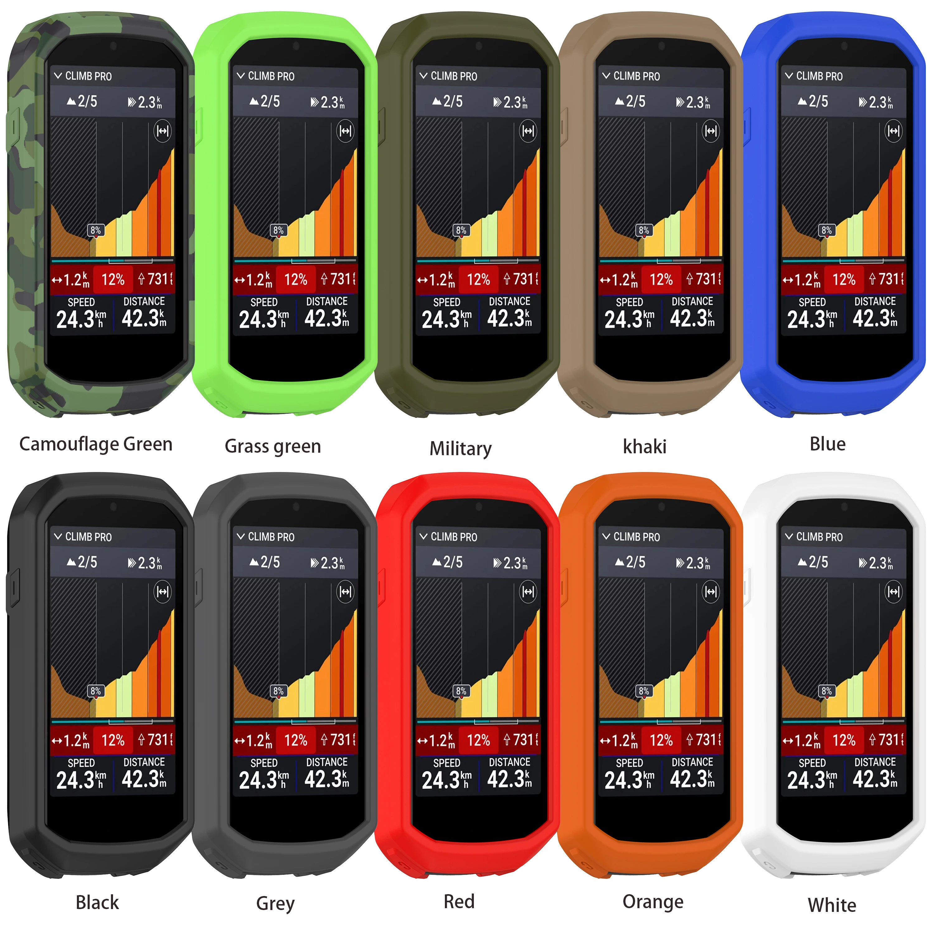 Protector-Case-Compatible-with-Garmin-Edge-1050-Case-Soft-Silicone ...