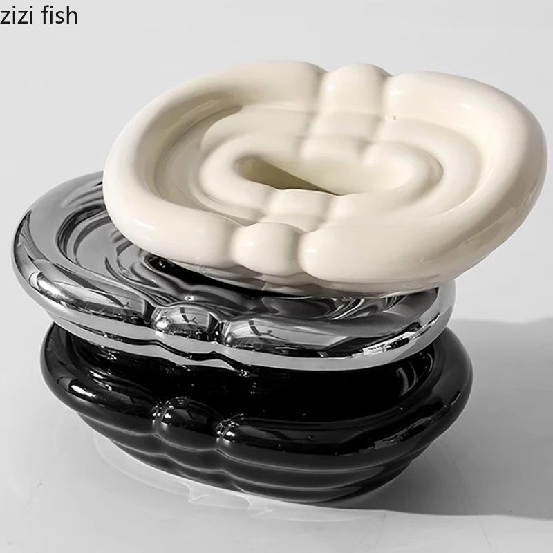 Creative Donuts Ceramic Soap Box Washbasins Drainage Soap Dish Soap ...