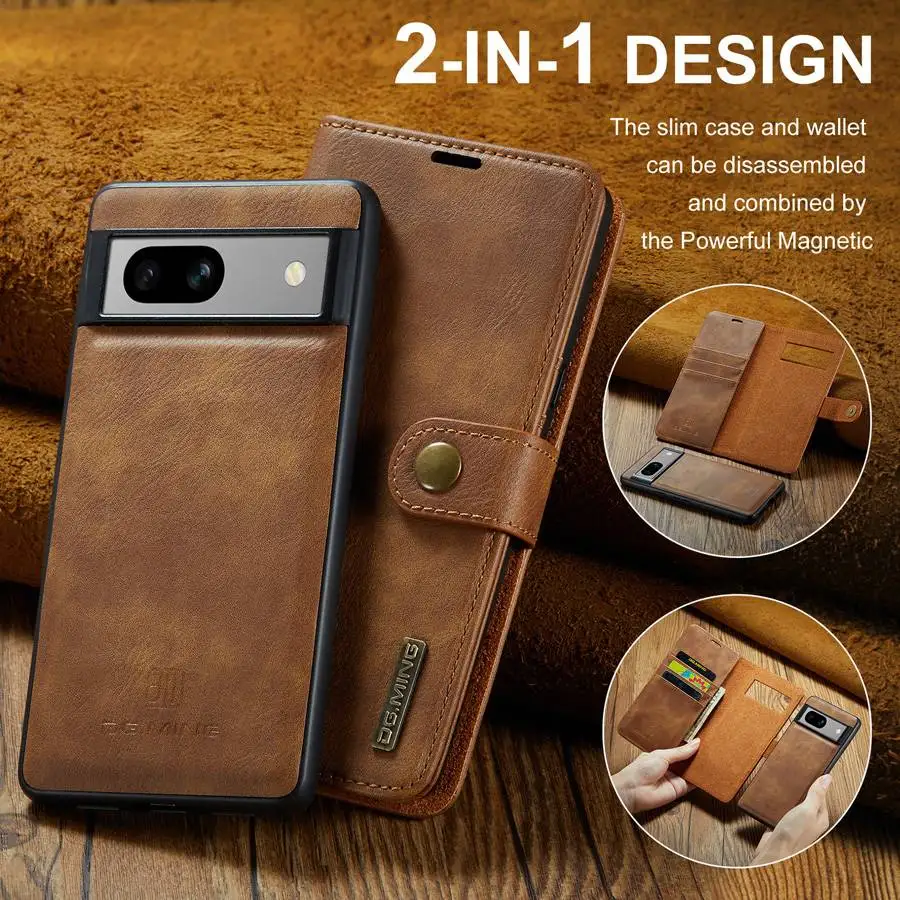 Detachable-Magnetic-Leather-Wallet-Case-for-Google-Pixel-5A-6-6Pro-6A-7 ...