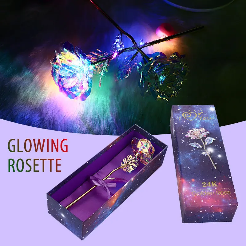 Artificial-Crystal-Flower-with-Light-for-Wife-Girlfriend-Gift-DIY ...