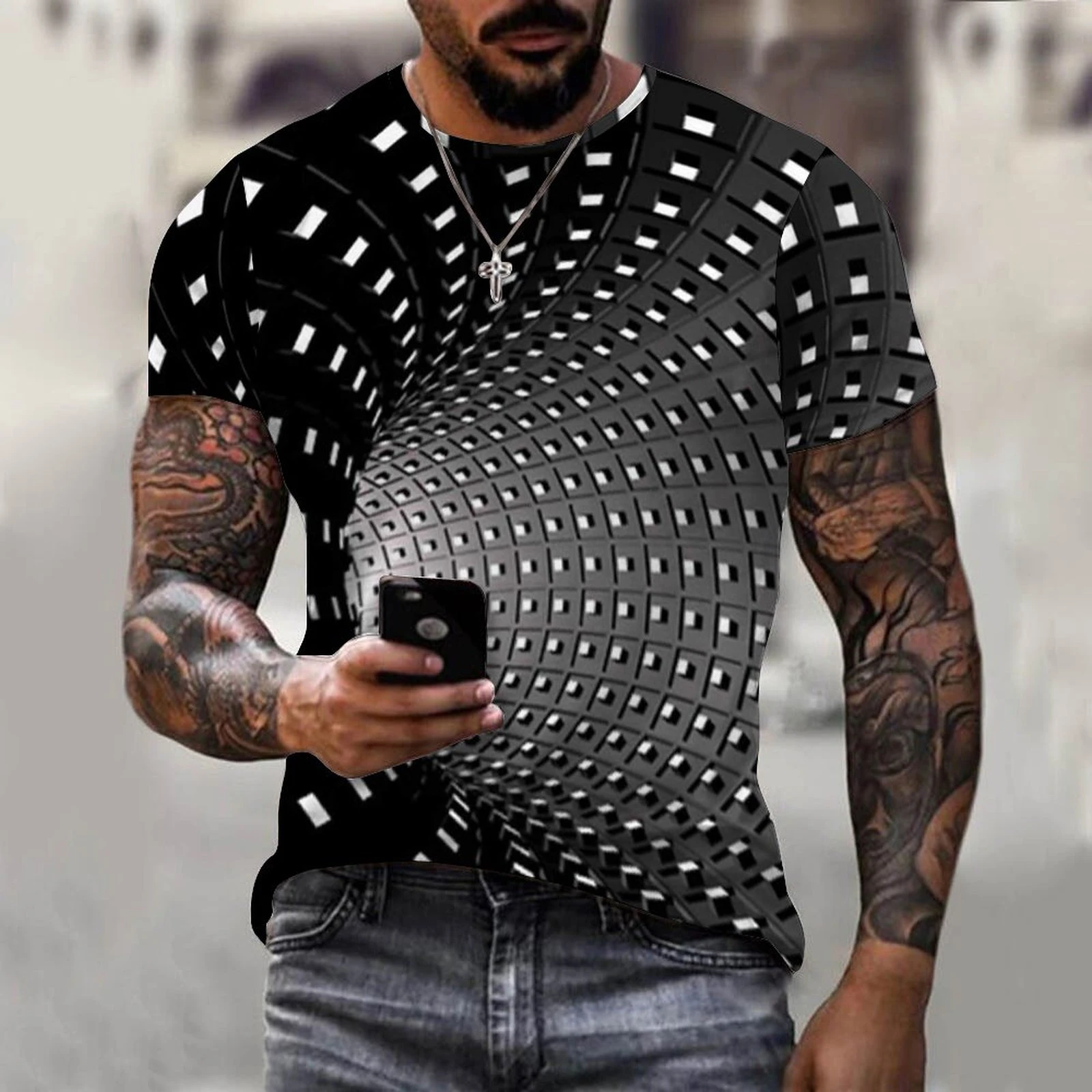 3d Shirt Vertigo Hypnotic | Vertigo Men Shirts | Vertigo Clothing Men ...