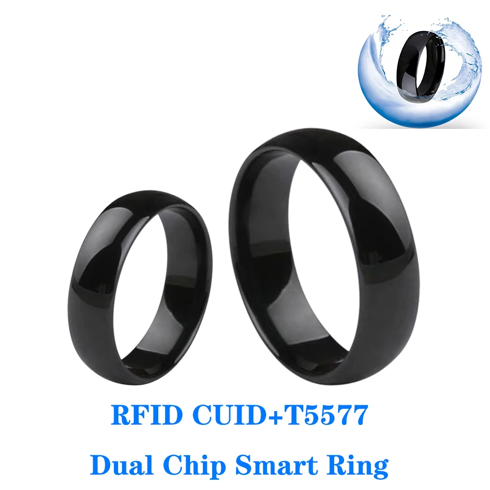 RFID-Smart-Chip-Dual-Frequency-Ring-T5577-CUID-Rewritable-Tag-ID-IC ...
