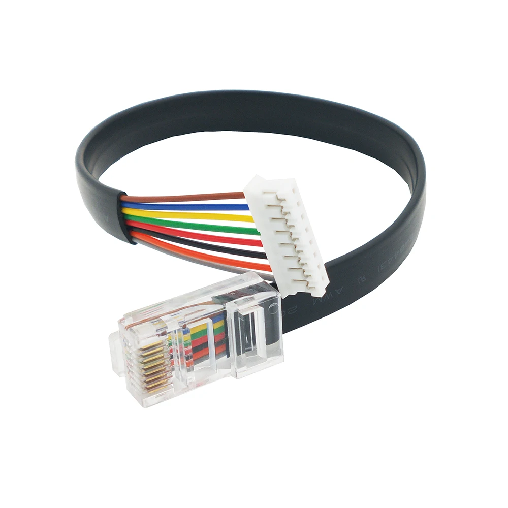 1M RJ45 Cable 8P8C to PH2.0 8P Cable Modular Plug female 8-core ...