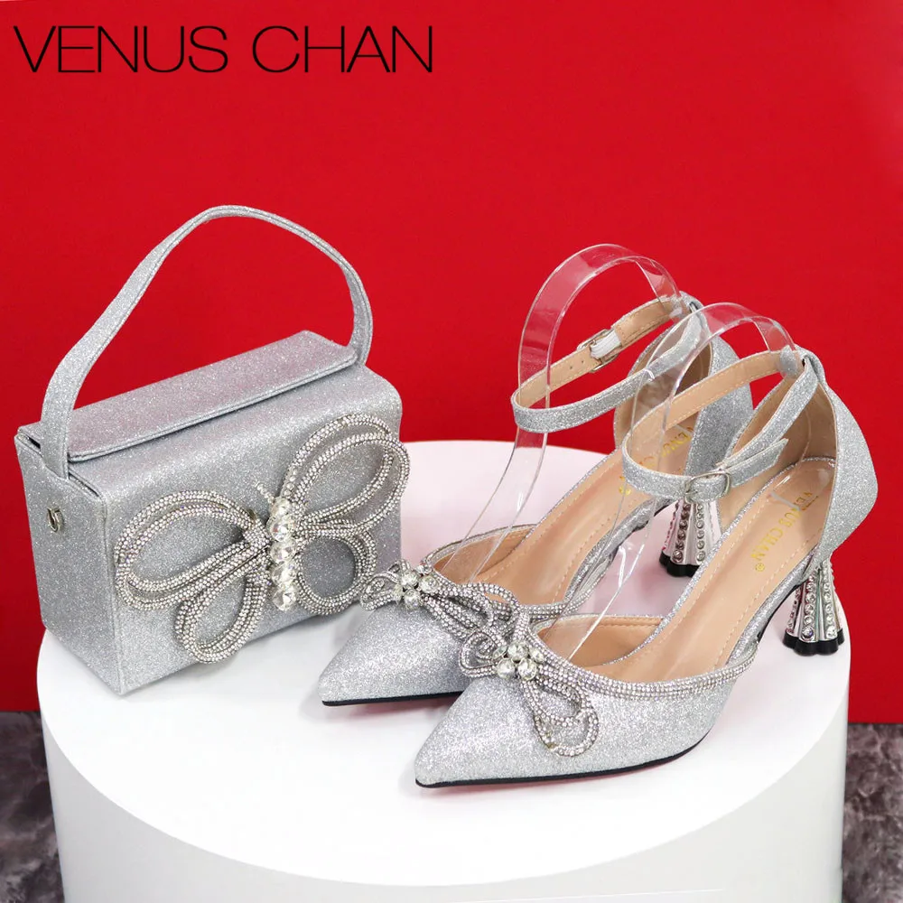 Newest-Silver-Color-High-Heels-Pointed-Toe-Sandals-Decorated-with ...