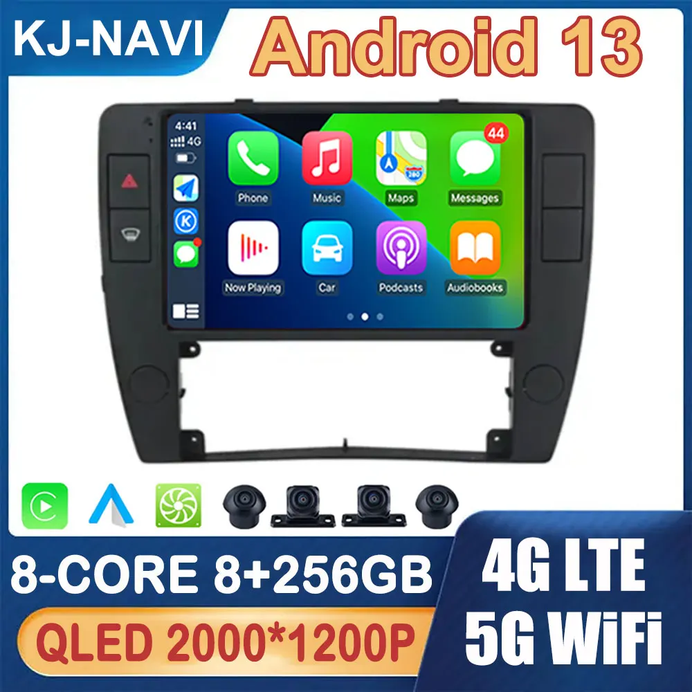 for-Volkswagen-VW-Passat-B5-2000-2005-Bluetoot-Android-14-Car-Radio ...