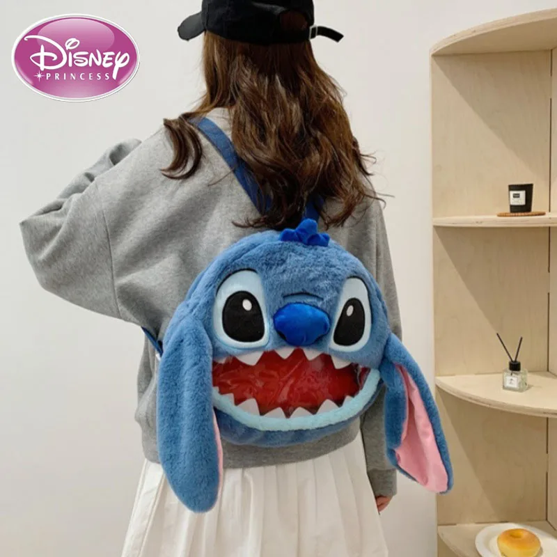 Disney-Cartoon-Plush-Stitch-New-Cute-Fashion-Tote-Bag-Big-Head-Doll ...