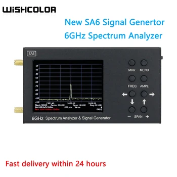 Wishcolor SA6 6GHz Spectrum Analyzer Signal Generator RF Signal Source Wi-Fi 2G 3G 4G LTE CDMA ...