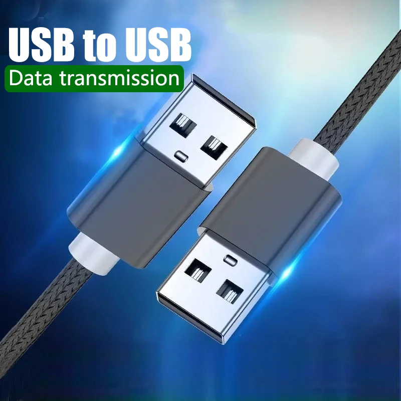 Double-USB-to-USB-Extension-Cable-For-TV-Box-PC-Radiator-SSD-Hard-Disk ...