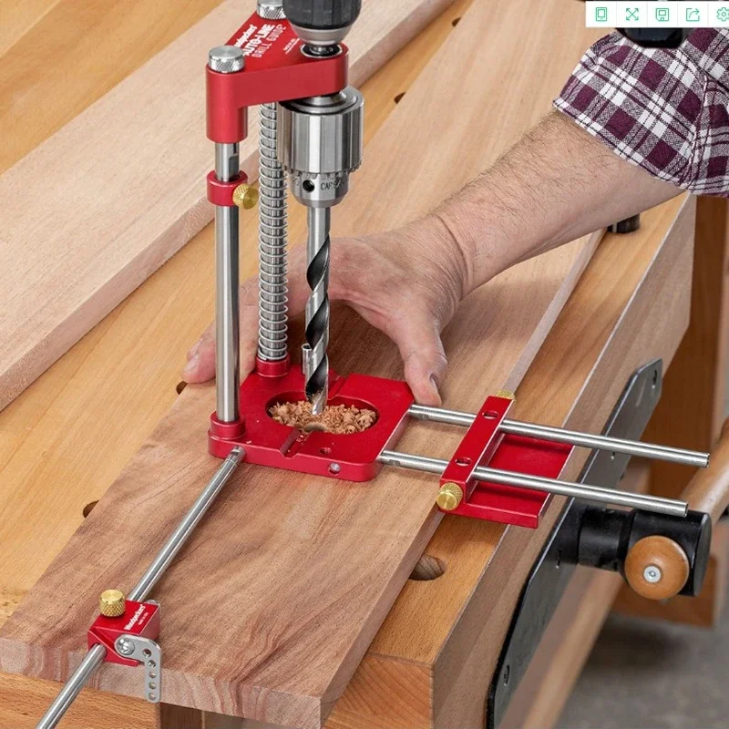 Drill-Locator-Hole-Drill-Guide-Dowel-Jig-Woodworking-Locator-Tool ...