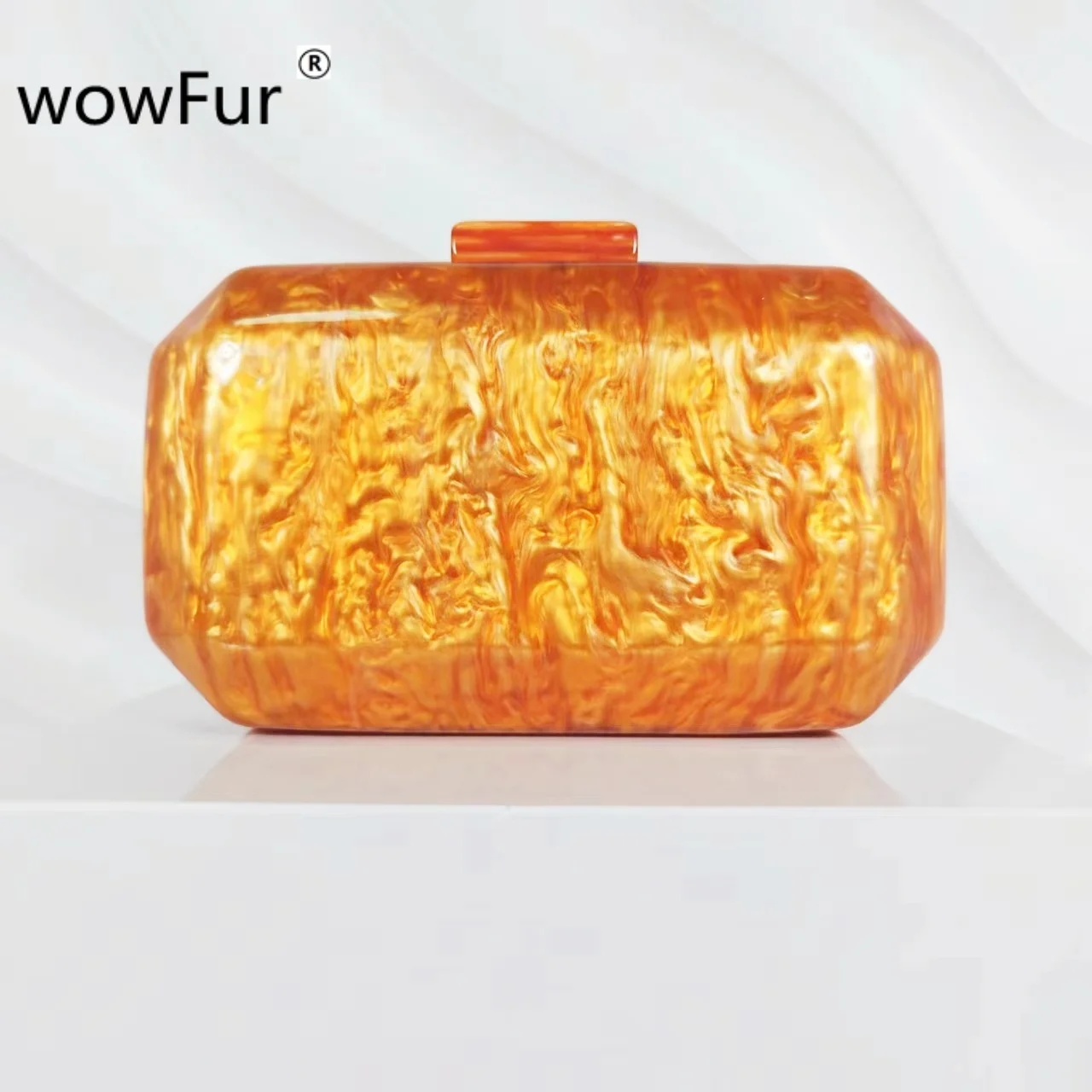 Bright-Orange-Colorful-Acrylic-Box-Wedding-Clutch-Purse-Evening-Bags ...