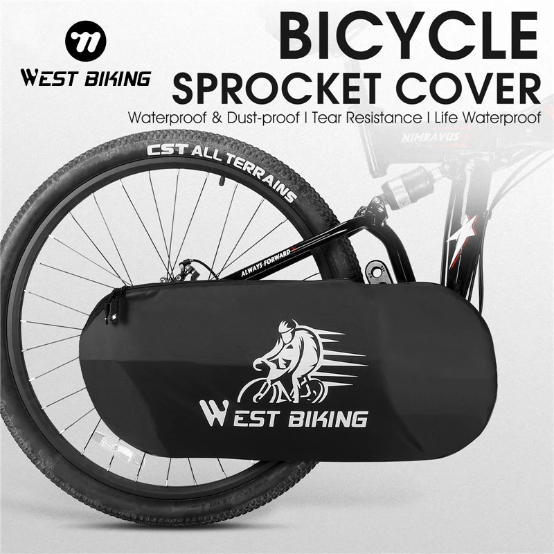 WEST BIKING Bicycle Chain Cover Bicycle Chainwheel Sprocket Guard Plate ...