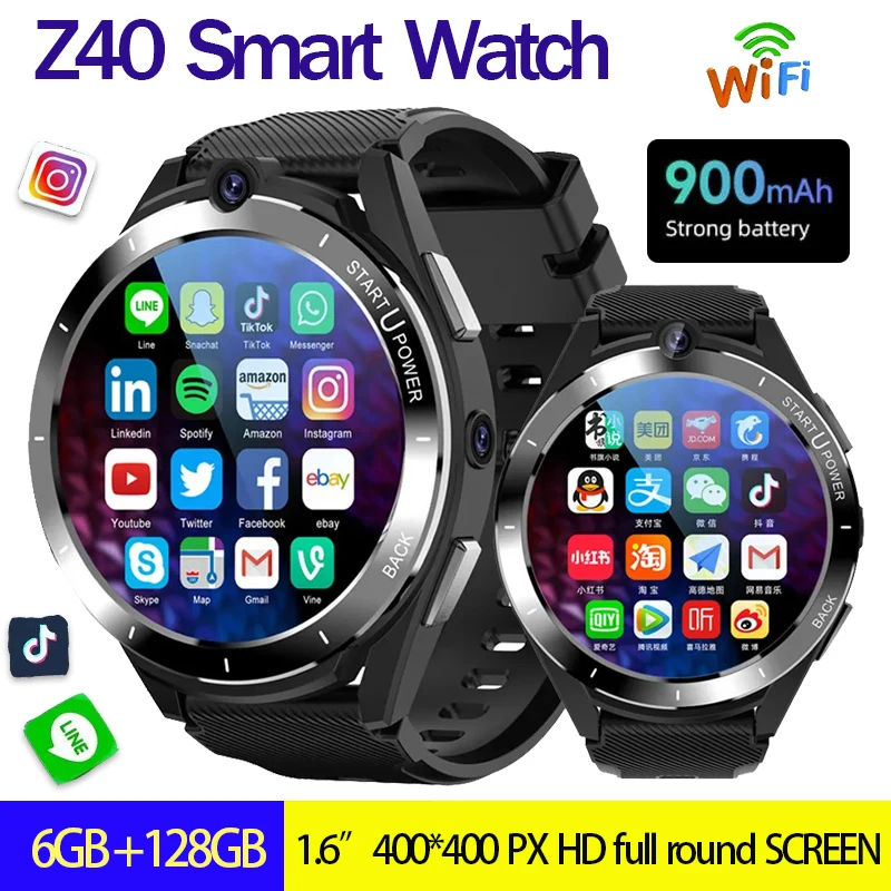 Z40-Smart-Watch-4G-Full-Netcom-RAM-6GB-ROM-128GB-GPS-WIFI-Video-Call ...