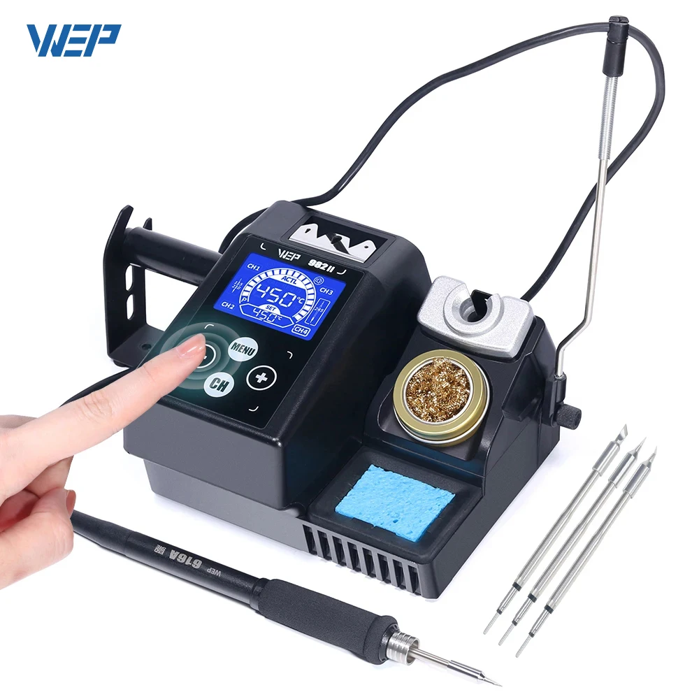 WEP-982-II-Precision-Soldering-Station-Kit-With-Touch-Screen-Rapid ...
