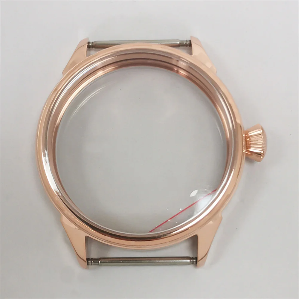 Mineral Crystal Watch case 42MM Stainless Steel Case For ETA 6497/6498 ...