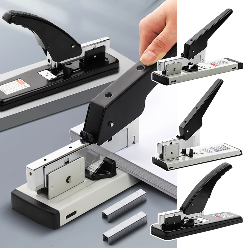Big Heavy Type Metal Stapler Bookbinding Stapling 100/200 Sheet ...