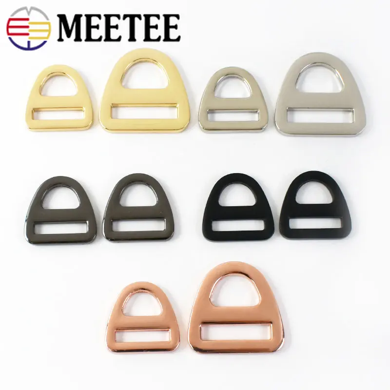 10Pcs 16-38mm Metal Buckle Adjustment Belt Anti-skid Buckles Bag Strap ...