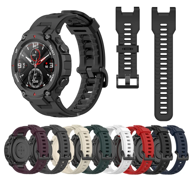 Watch Band For Huami Amazfit T Rex Pro /Trex Pro Strap Silicone ...