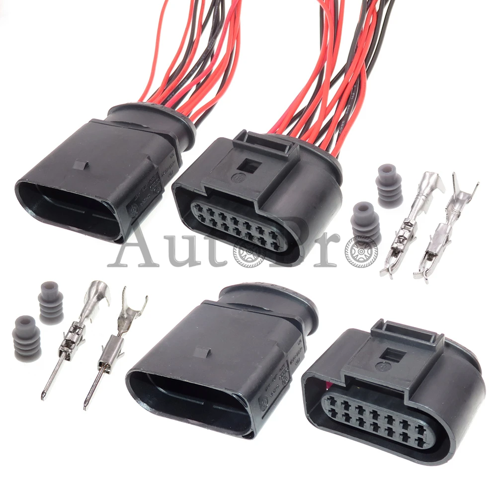 1-Set-14-Hole-6X0973817-6X0973717-1-966846-1-Car-Male-Female-Docking ...