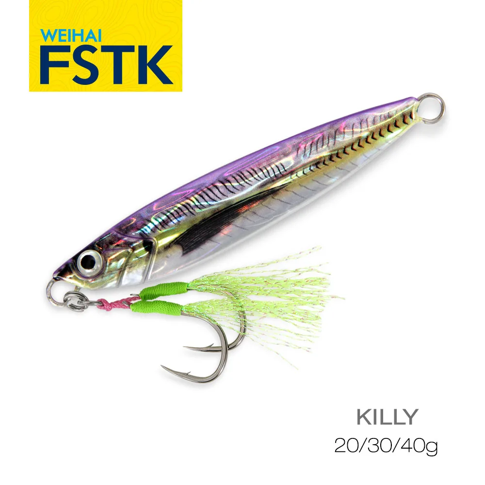 FSTK-Metal-Jig-Offshore-Jigging-Lure-20g30g40g-Slow-Jig-Sea-Bass ...