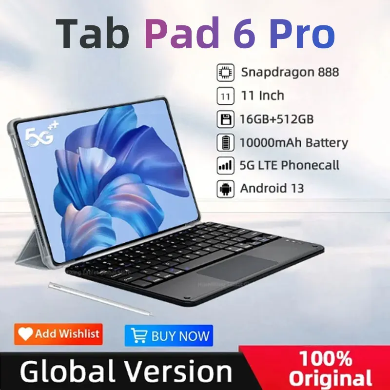Tableta-Pad-6-Pro-versi-n-Global-2023-Original-Snapdragon-888-10000mAh ...