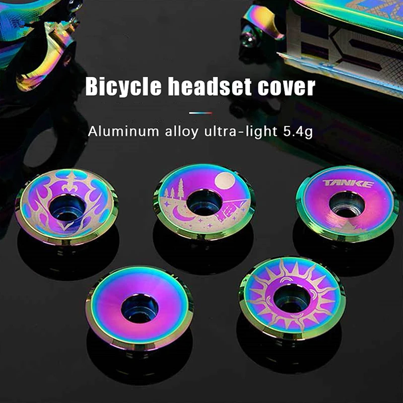 Bike-Stem-Cover-Aluminium-Alloy-Stem-Top-Cap-Ultra-Light-Headset-Cover ...