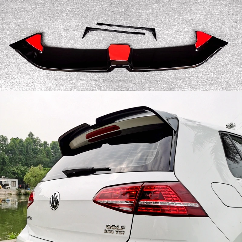 For-Volkswagen-VW-Golf-7-Spoiler-2014-to-2019-2pcs-Rear-Window ...