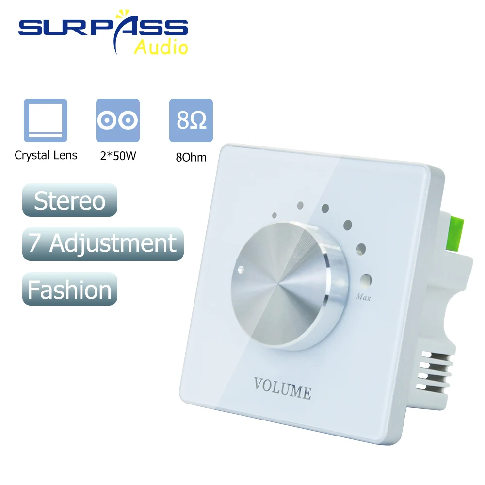 Power Amplifier Volume Tuning Switch Controller Wall Panel Audio Switch ...