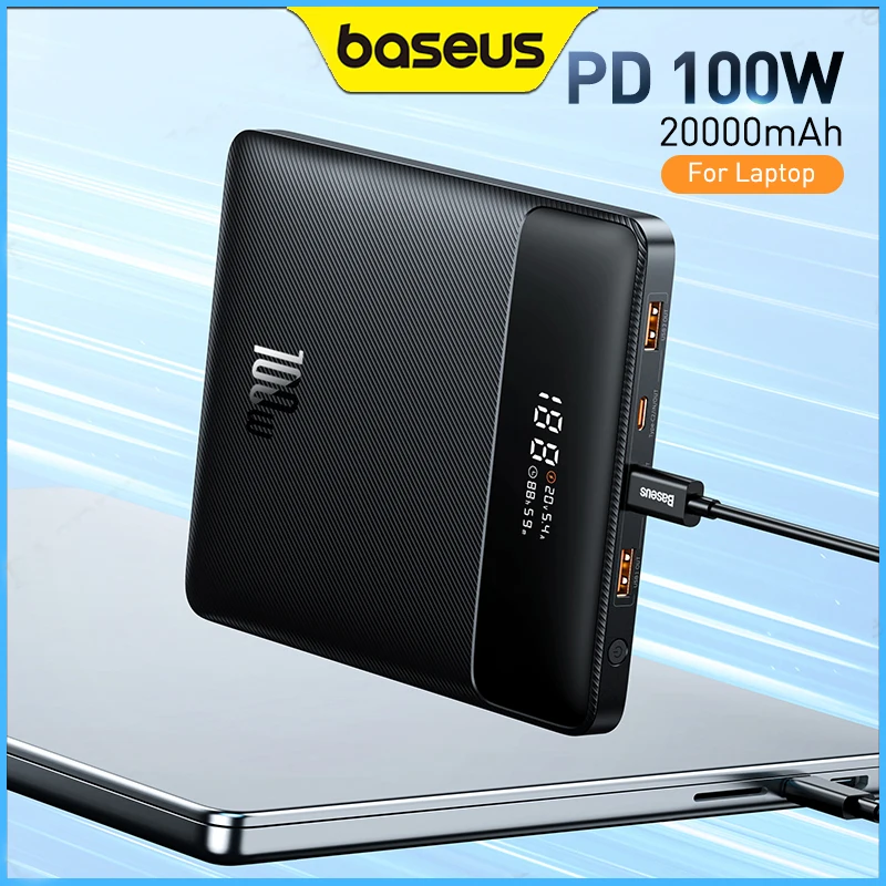 Baseus-100W-20000mAh-PD-PowerBank-Fast-Charging-Power-Bank-for-Laptop ...