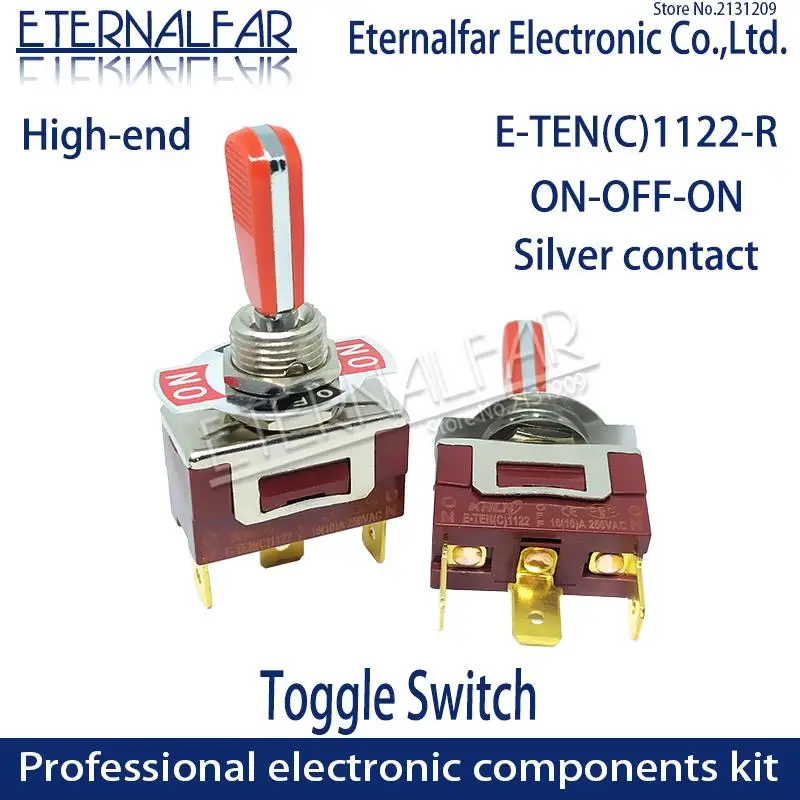 12MM-E-TEN1122-High-end-Quality-Silver-Contact-SPST-16A-250V-AC-ON-OFF ...