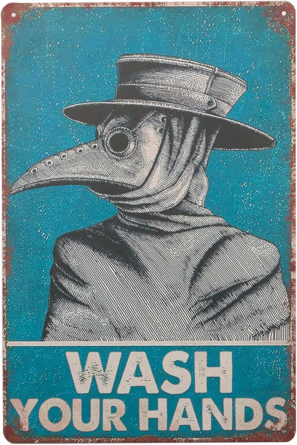 Plague Doctor Sign: The Darkly Elegant Wall Art That Sparks ...