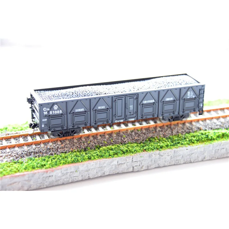 Diecast-HO-Scale-1-87-C70-Classic-Black-Train-Carriage-Transporter ...