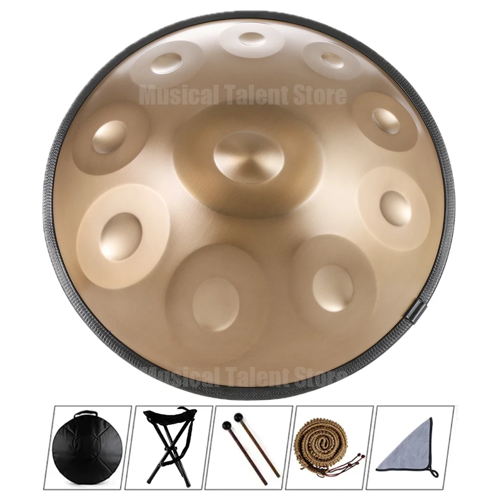 Stainless-Steel-Manual-Forging-Customized-Handpan-432Hz-22Inch-9-10-12 ...