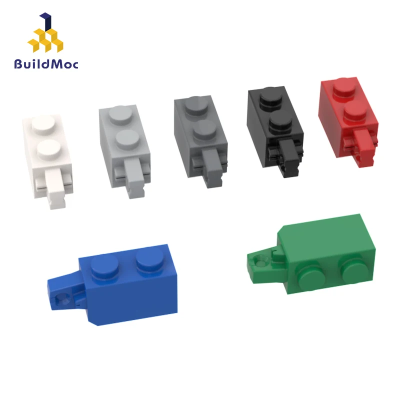 BuildMoc-10PCS-Assembles-Particles-30364-1x2-With-Longitudinal-Hinge ...