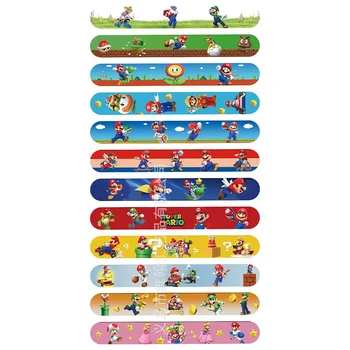 New Mario Bros Wrist Strap Children Clap Ring Slap Bracelets Kids ...