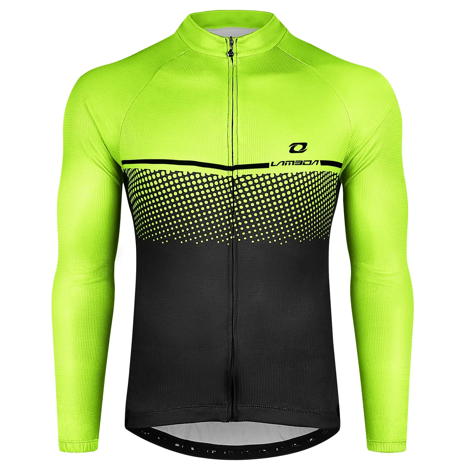 Men-Cycling-Jersey-Long-Sleeve-Reflective-Full-Zip-Bicycle-Shirts-MTB ...