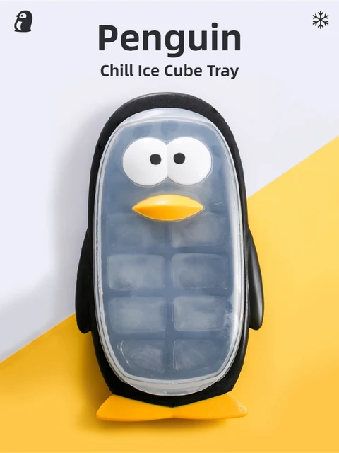Frozen Penguin Ice Cube