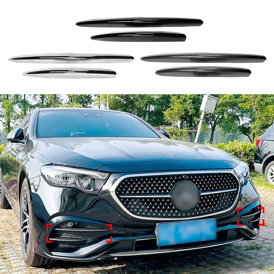 For-Mercedes-Benz-CLE-Coupe-C236-2024-Carbon-Look-Black-Front-Fog-Lamp ...