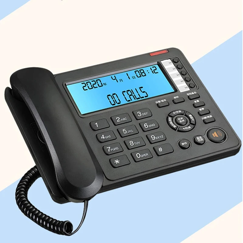 Kleines-Business-B-ro-telefon-mit-Anrufer-ID-R-Transfer-Taste ...