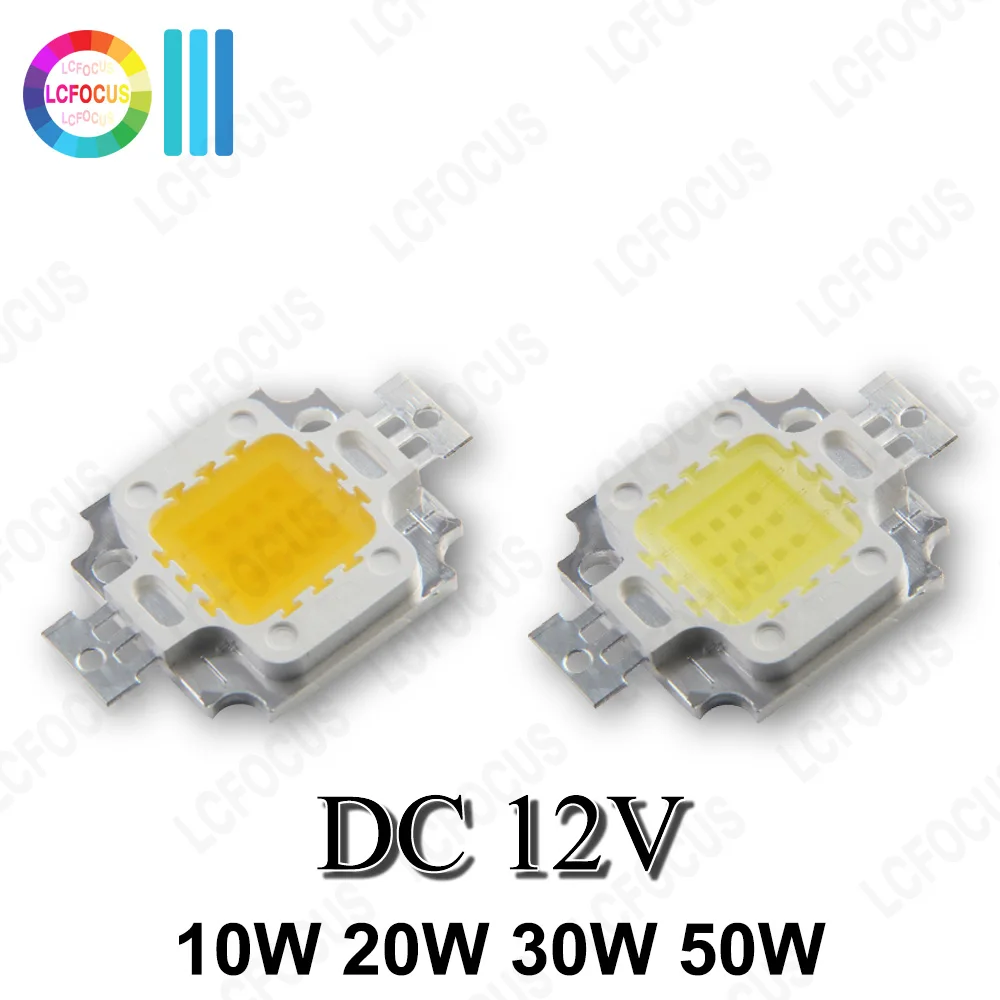 DC-12V-LED-Bulbs-10W-20W-30W-50W-Warm-Cool-White-3000K-6000K-COB-Chip ...