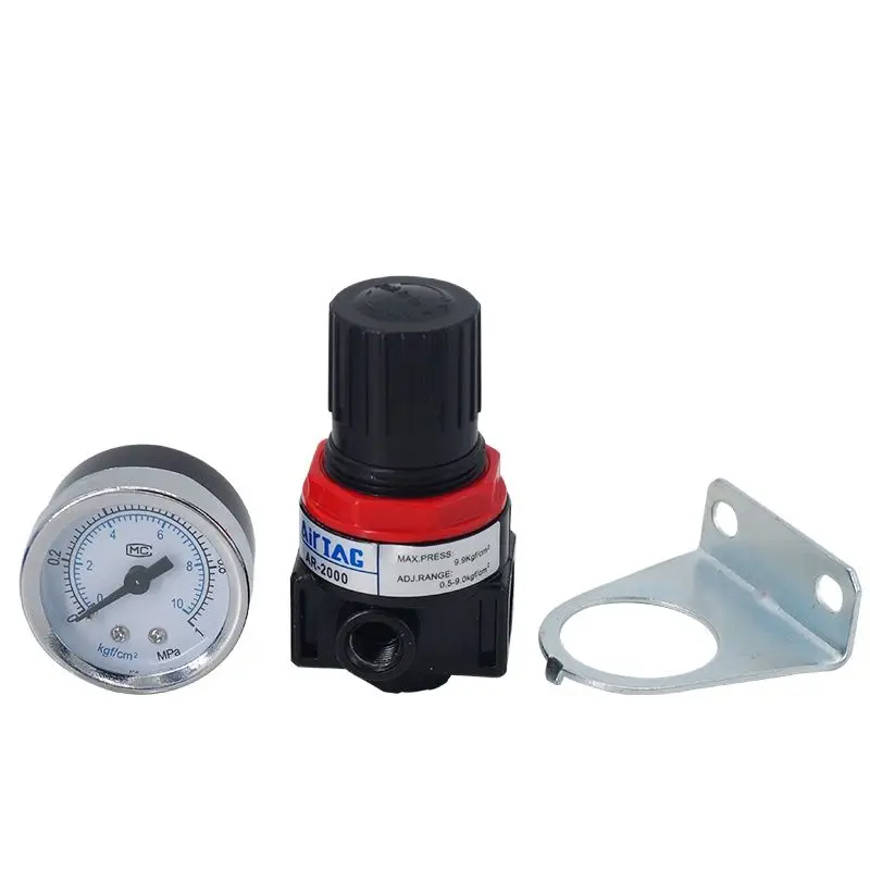 AR2000-G1-4-Mini-Air-Pressure-Regulator-Adjustable-Pneumatic-Reducing ...