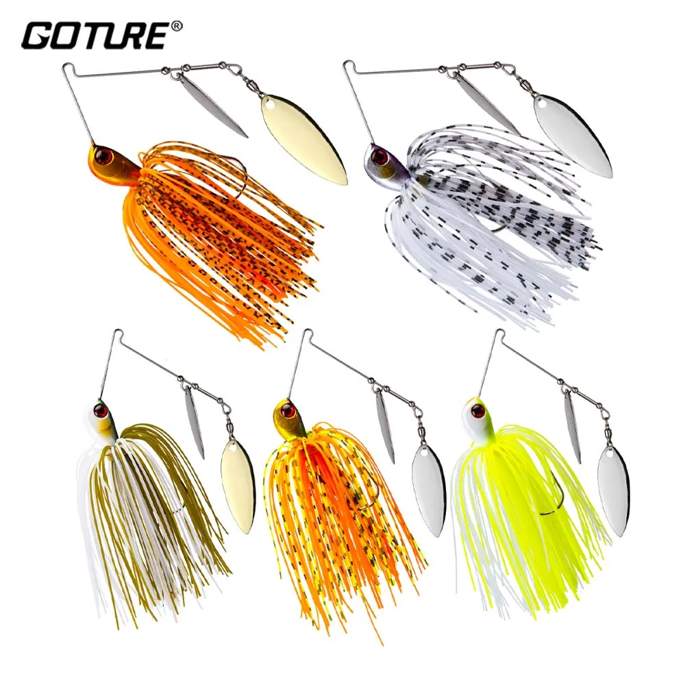 Goture-5pcs-lot-Wire-Bait-22g-Metal-jig-Spoon-SpinnerBait-With-3D-Eyes ...